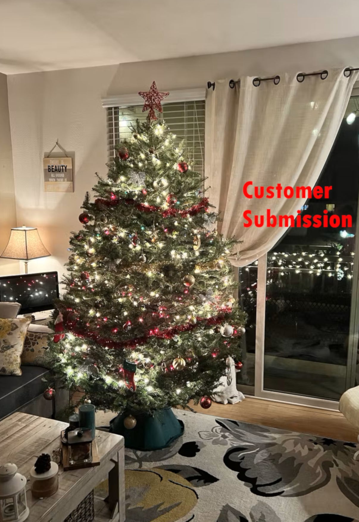 Real Christmas Trees Delivered 7 Foot Premium Balsam Fir Christmas Tre ...